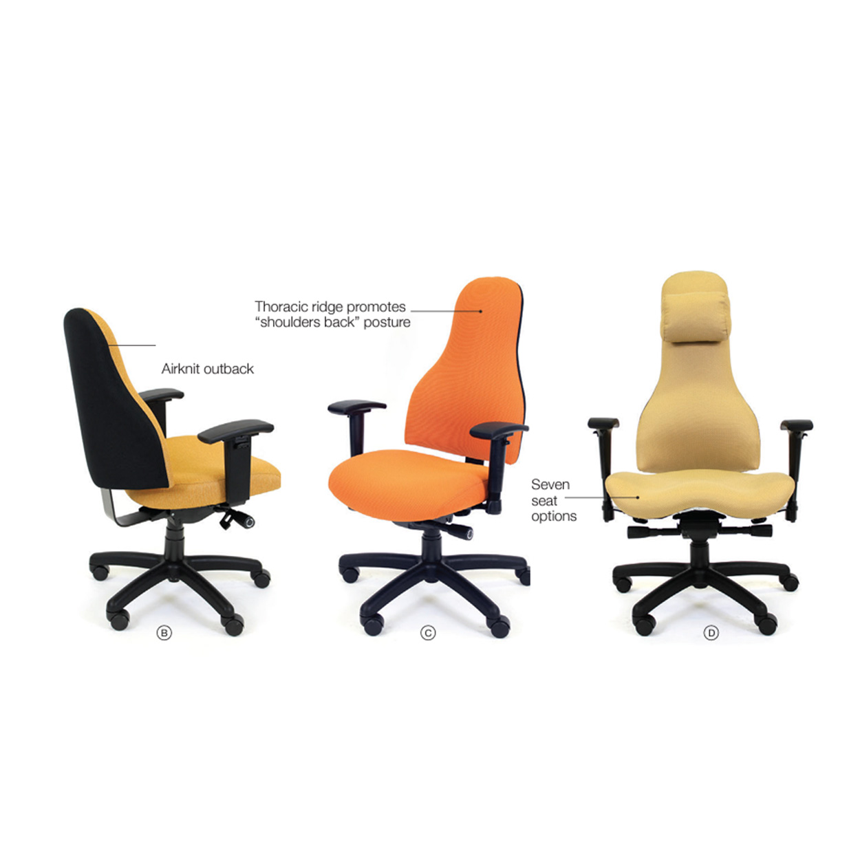 RFM Carmel Manager High Back Chair | Pacific Ergonomics San Diego
