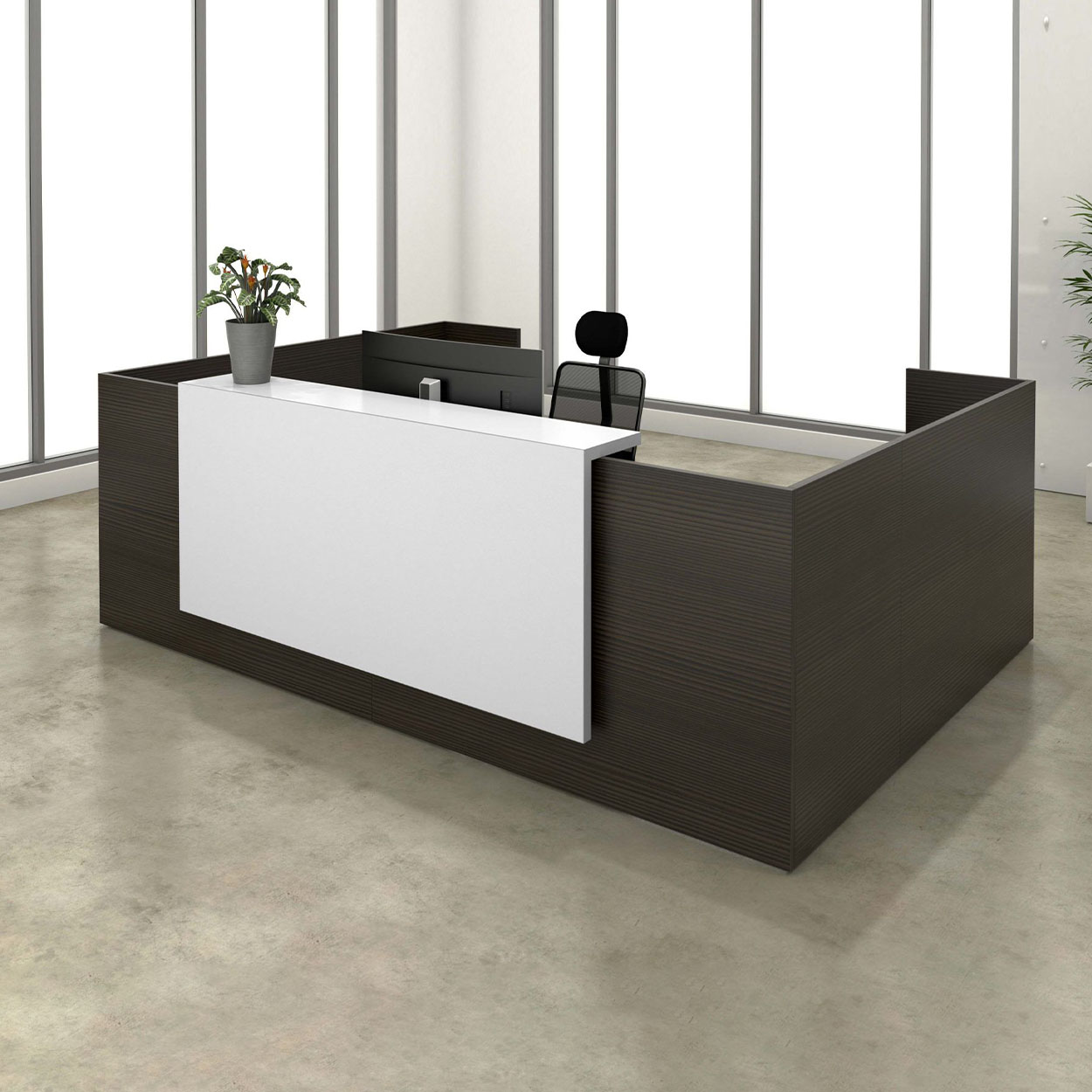 Modern Reception Desk | Pacific Ergonomics