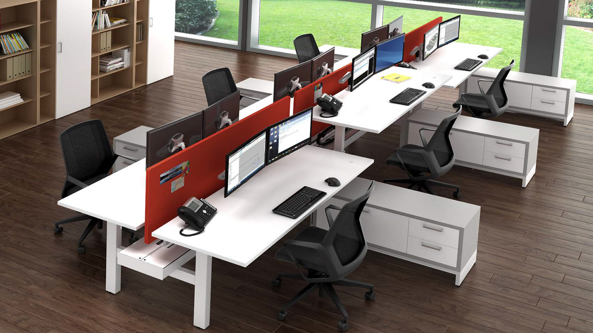 San Diego Benching Solutions for Hot Desking | Pacific Ergonomics