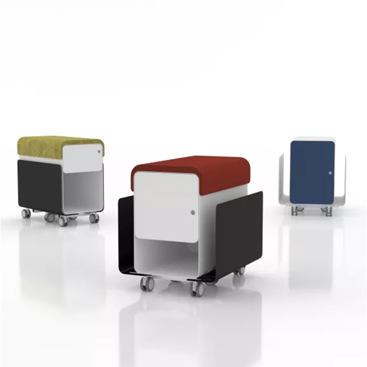 Mobile Storage for a Sit Stand Desk | Pacific Ergonomics