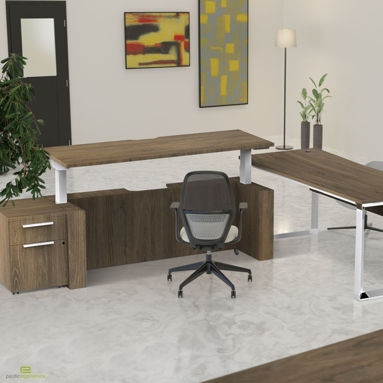 Modern Office Desk | Pacific Ergonomics