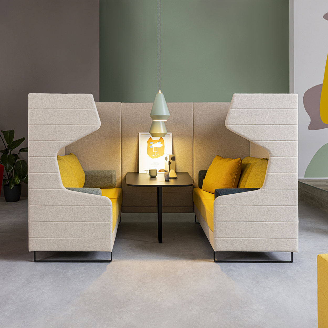 Lounge Chair with Tablet Arm | Pacific Ergonomics