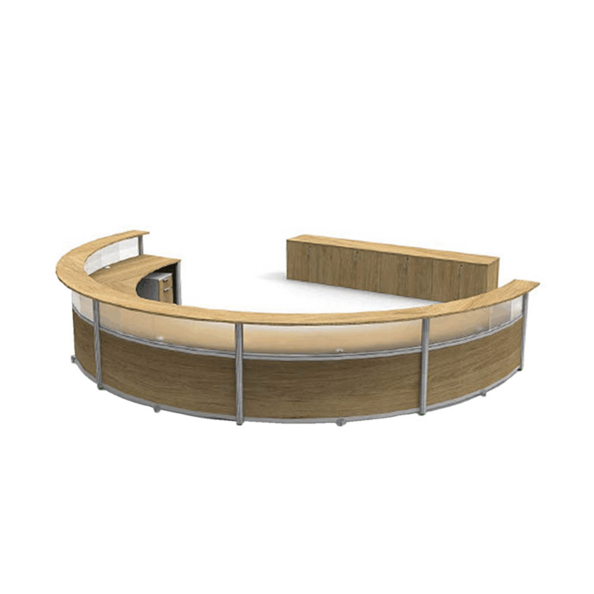 Curved Reception Desk | Pacific Ergonomics