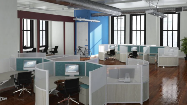 Circle Office Cubicle | Pacific Ergonomics