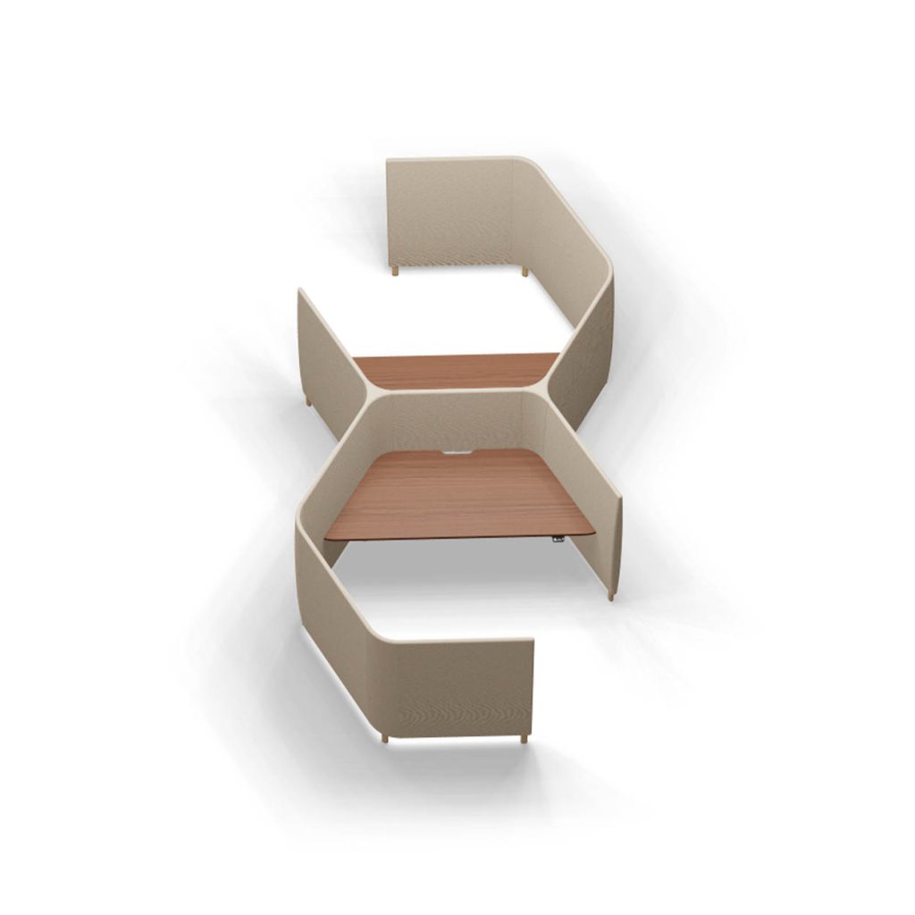 Hexagonal Workstation Pods | Pacific Ergonomics