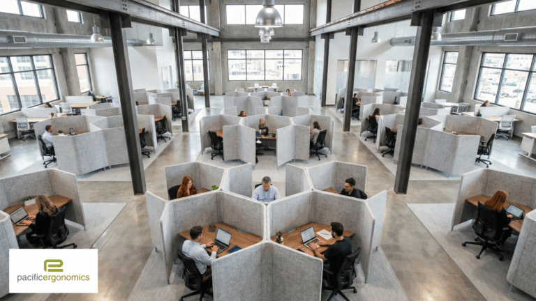 Hexagonal Workstation Pods | Pacific Ergonomics