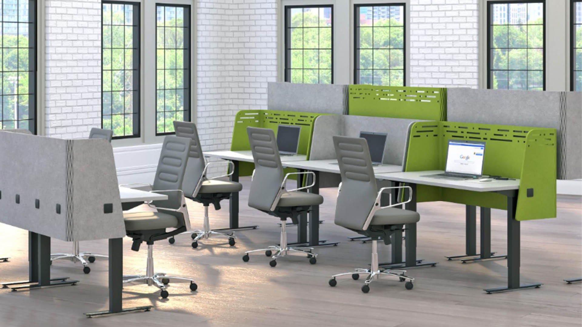 Desk Privacy Screen | Pacific Ergonomics