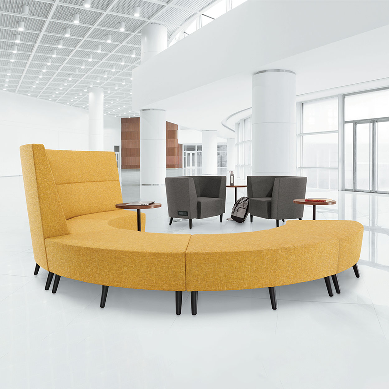 Circular Lounge Chair | Pacific Ergonomics