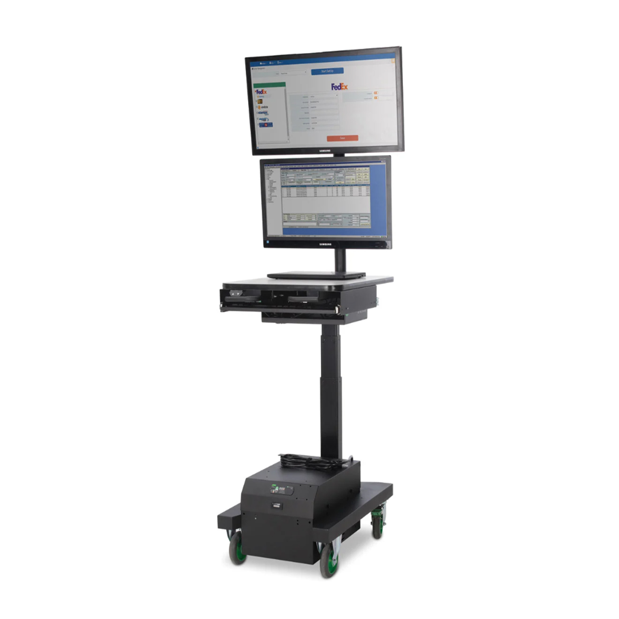 Computer Cart for Sitting and Standing | Pacific Ergonomics