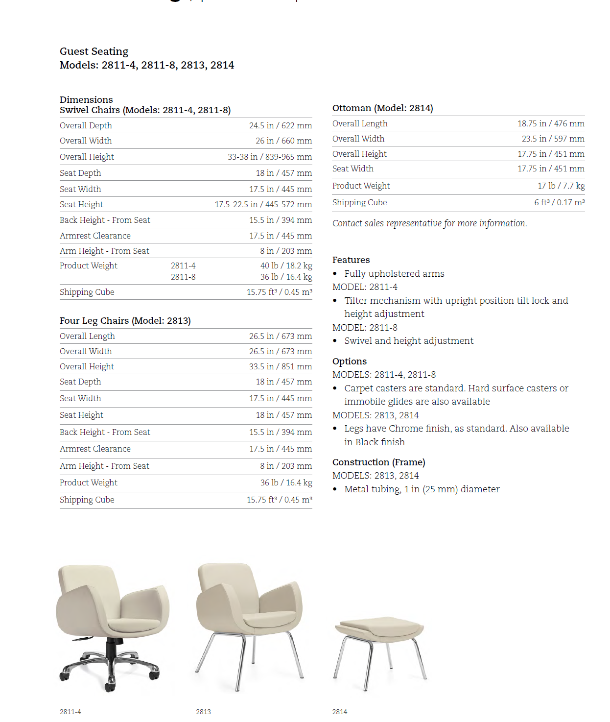 Conference Chair with Wheels | Pacific Ergonomics