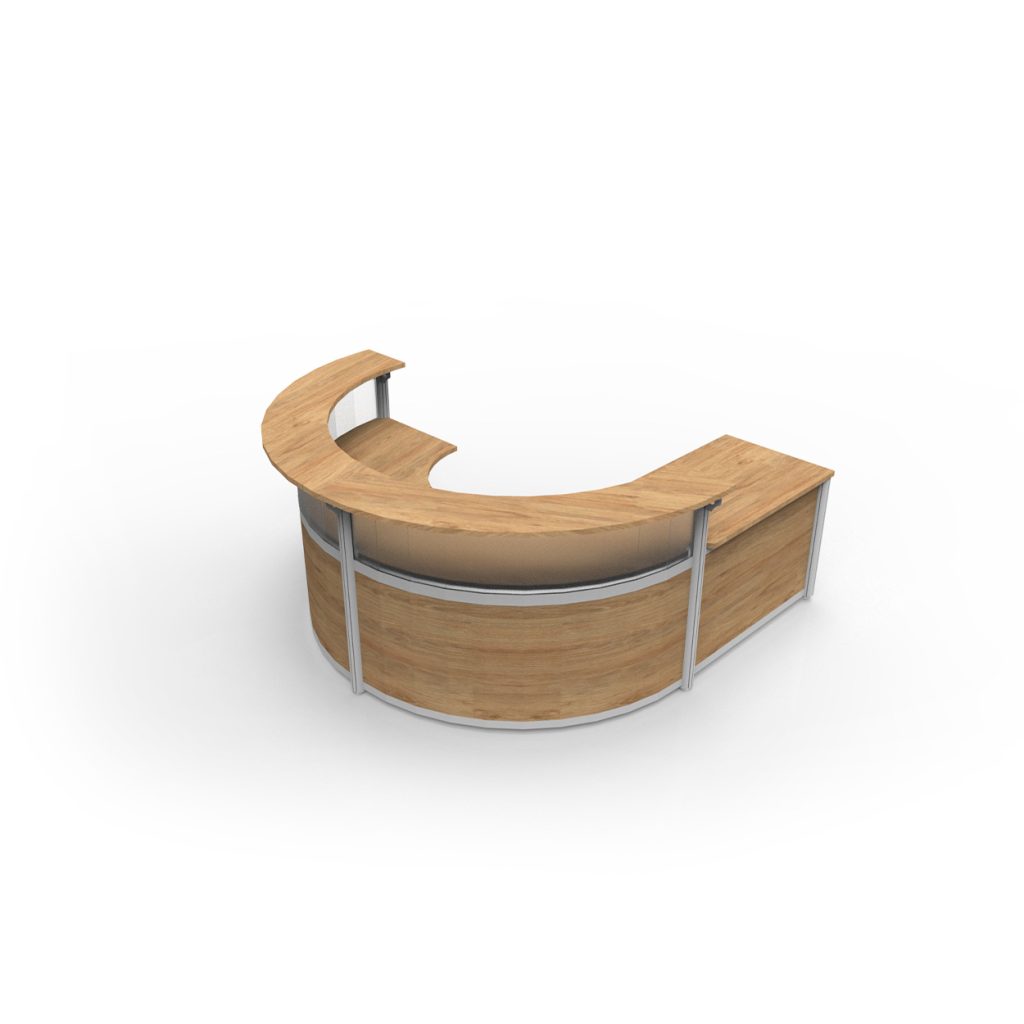 Mobile Reception Desk on Wheels | Pacific Ergonomics
