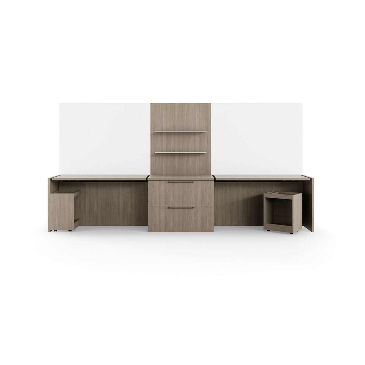 Long Office Desk that is Practical | Pacific Ergonomics