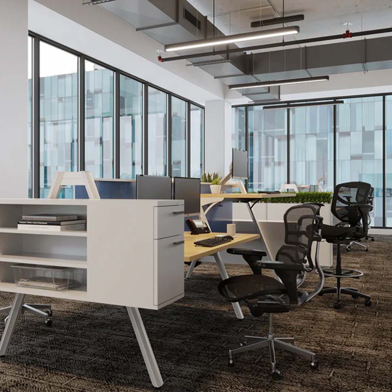 Industrial Workstation Office Furniture | Pacific Ergonomics